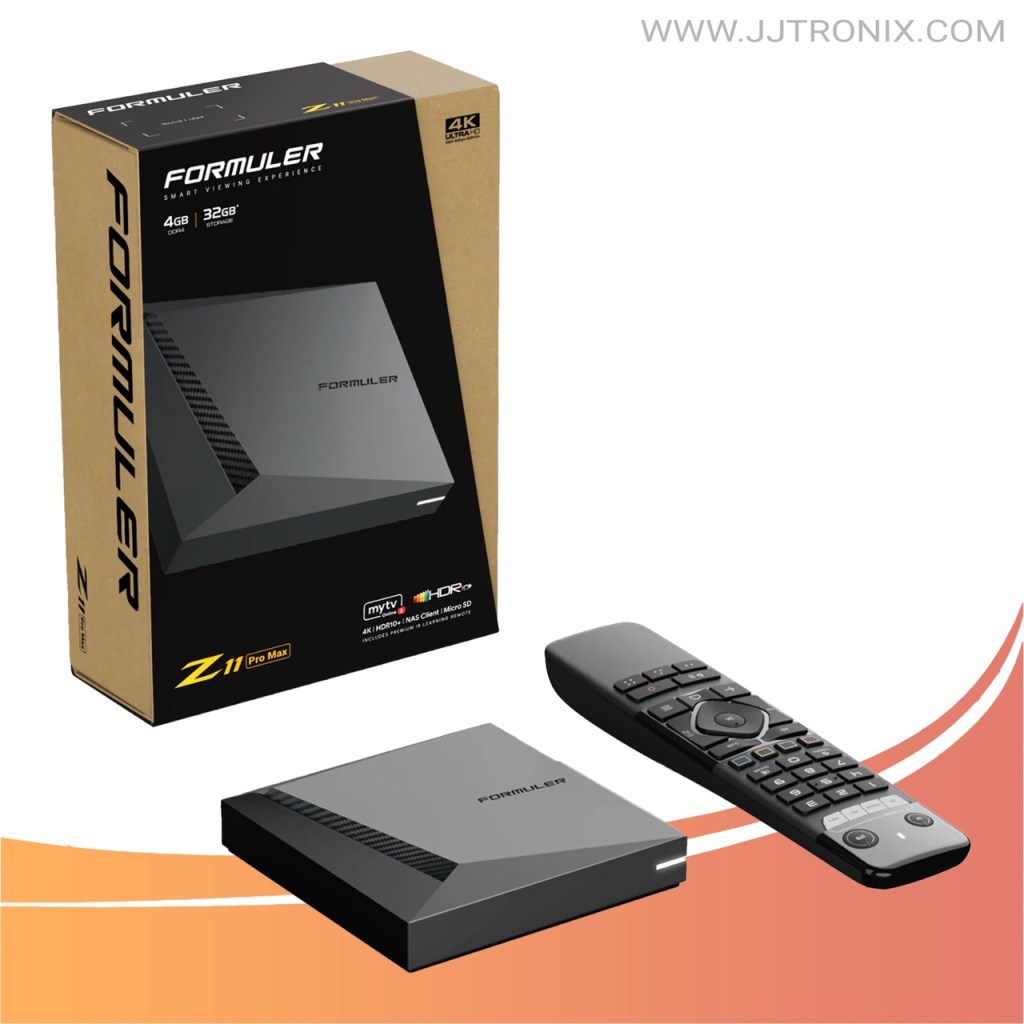 FORMULER Z11 PRO MAX - JJ TRONIX INC.